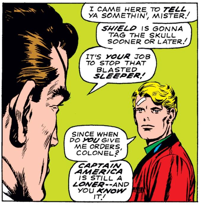 Captain America #101-102 (May-June 1968) – THE VIRTUES OF CAPTAIN AMERICA