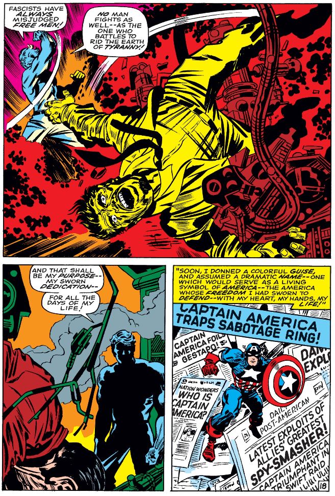 Captain America #109 (January 1969) – THE VIRTUES OF CAPTAIN AMERICA