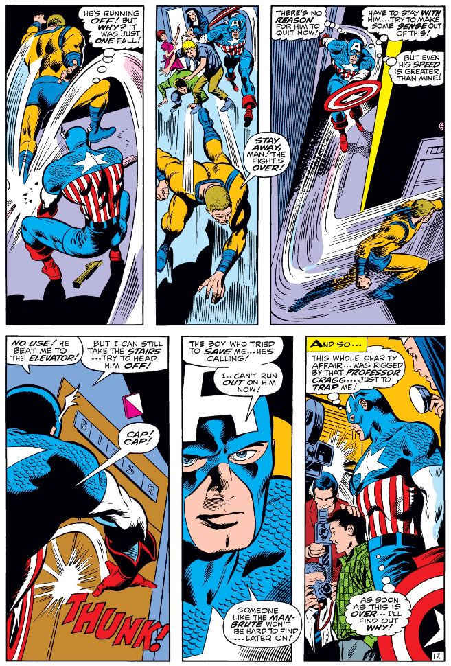 Captain America #121 (January 1970) – THE VIRTUES OF CAPTAIN AMERICA