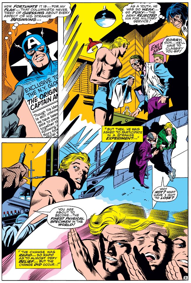 Captain America #121 (January 1970) – THE VIRTUES OF CAPTAIN AMERICA