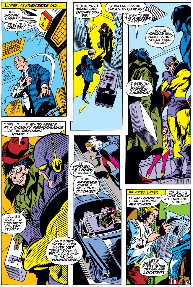Captain America #121 (January 1970) – THE VIRTUES OF CAPTAIN AMERICA