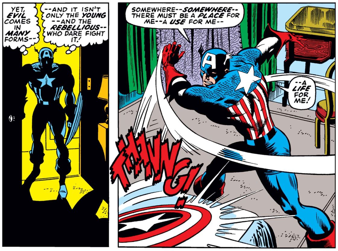 Captain America #122 (February 1970) – THE VIRTUES OF CAPTAIN AMERICA