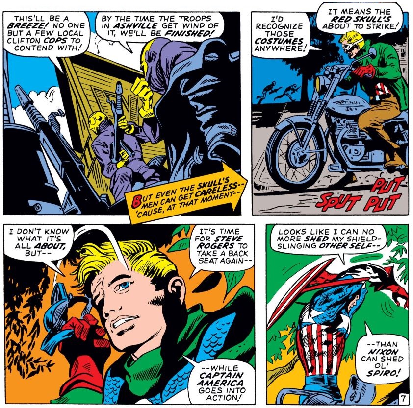 Captain America #129 (September 1970) – THE VIRTUES OF CAPTAIN AMERICA