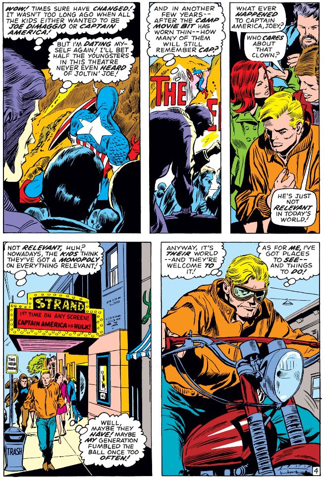 Captain America #130 (October 1970) – THE VIRTUES OF CAPTAIN AMERICA