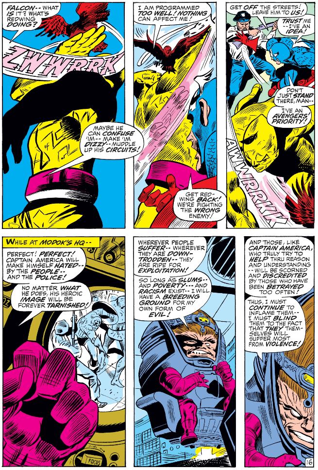 Captain America #133 (January 1971) – THE VIRTUES OF CAPTAIN AMERICA
