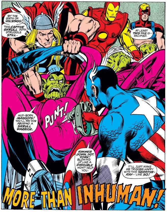 Avengers #93-97 (November 1971-March 1972) – THE VIRTUES OF CAPTAIN AMERICA