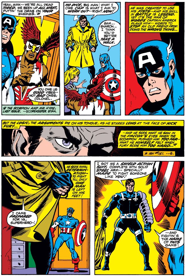 Captain America #153 (September 1972) – THE VIRTUES OF CAPTAIN AMERICA