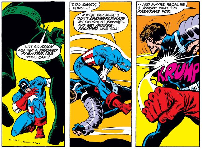 Captain America #153 (September 1972) – THE VIRTUES OF CAPTAIN AMERICA