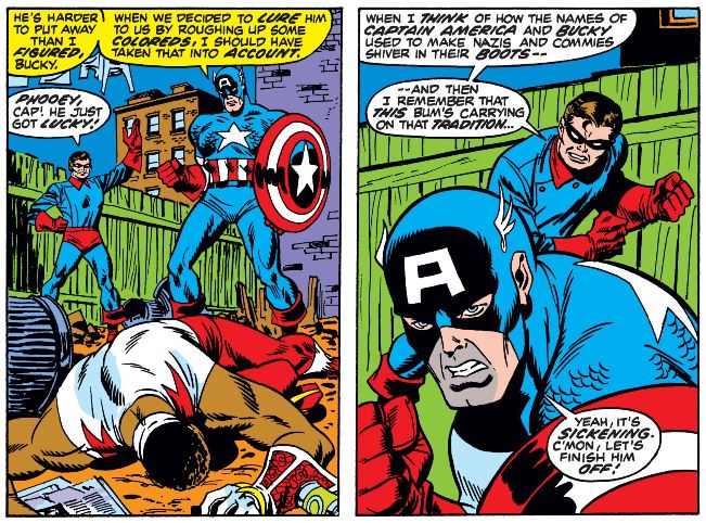 Captain America #154 (October 1972) – THE VIRTUES OF CAPTAIN AMERICA