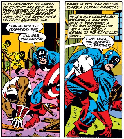 Captain America #154 (October 1972) – THE VIRTUES OF CAPTAIN AMERICA