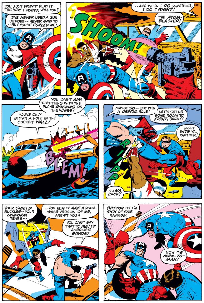 Captain America #156 (December 1972) – THE VIRTUES OF CAPTAIN AMERICA