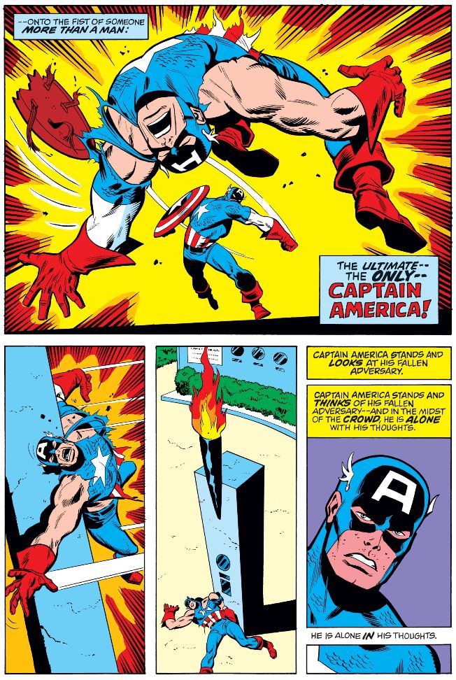 Captain America #156 (December 1972) – THE VIRTUES OF CAPTAIN AMERICA
