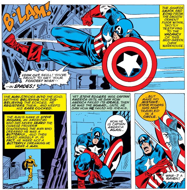 Captain America #184 (April 1975) – THE VIRTUES OF CAPTAIN AMERICA