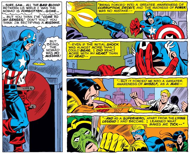 Captain America #184 (April 1975) – THE VIRTUES OF CAPTAIN AMERICA