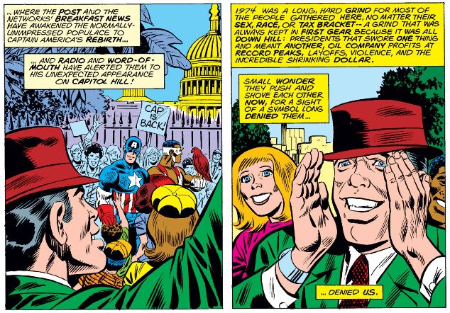 Captain America #184 (April 1975) – THE VIRTUES OF CAPTAIN AMERICA
