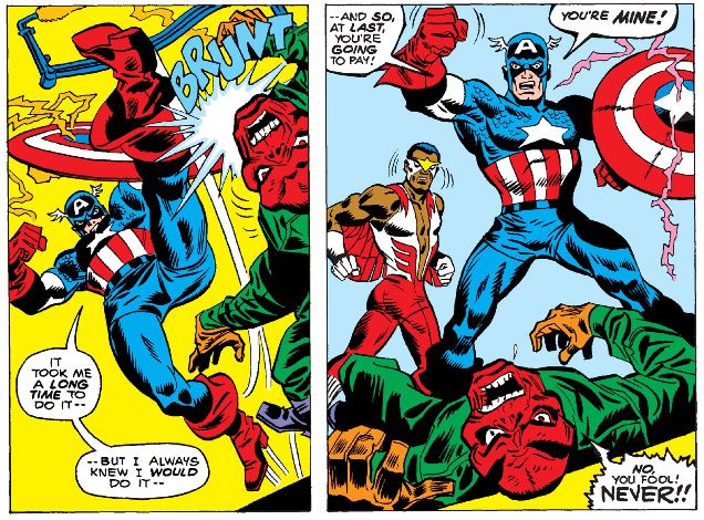 Captain America #185-186 (May-June 1975) – THE VIRTUES OF CAPTAIN AMERICA