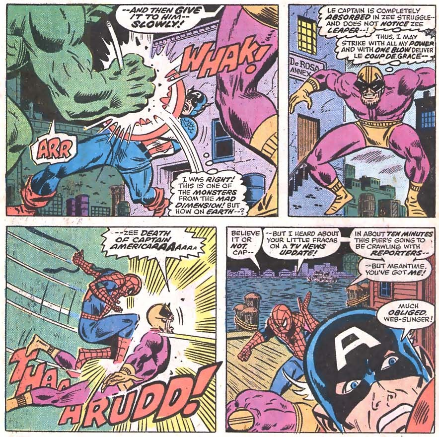Marvel Team-Up #52 (December 1976) – THE VIRTUES OF CAPTAIN AMERICA