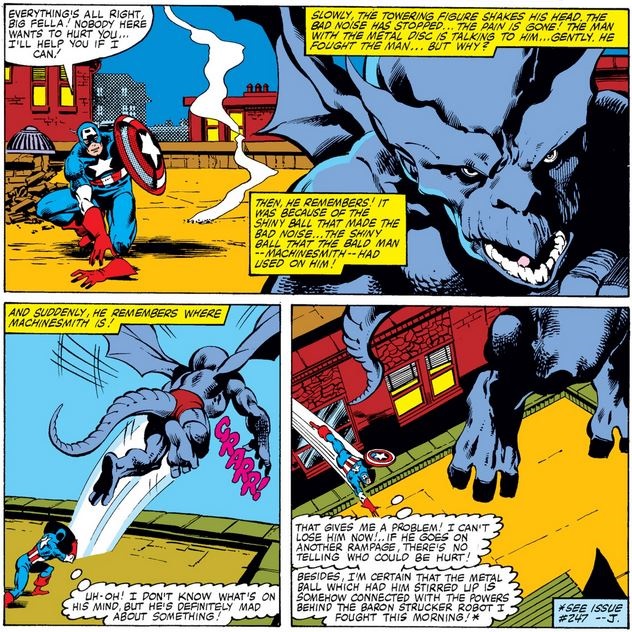 Captain America #249 (September 1980) – THE VIRTUES OF CAPTAIN AMERICA