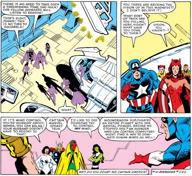 Avengers #253-254 (March-April 1985) – THE VIRTUES OF CAPTAIN AMERICA