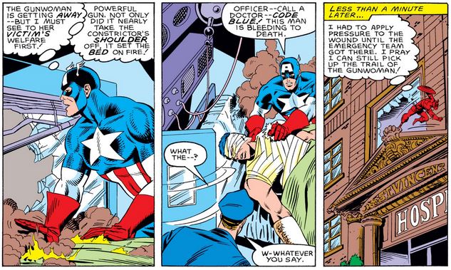 Captain America #311 (November 1985) – THE VIRTUES OF CAPTAIN AMERICA