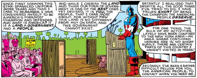 Captain America #312 (December 1985) – THE VIRTUES OF CAPTAIN AMERICA