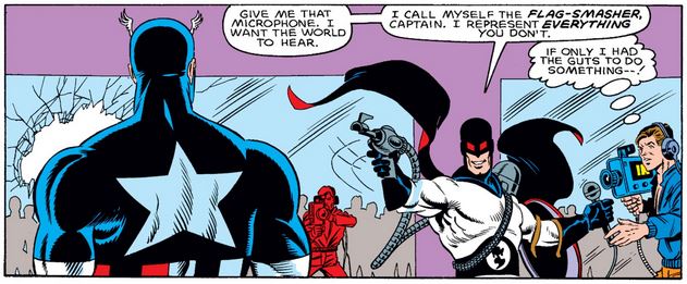 Captain America #312 (December 1985) – THE VIRTUES OF CAPTAIN AMERICA