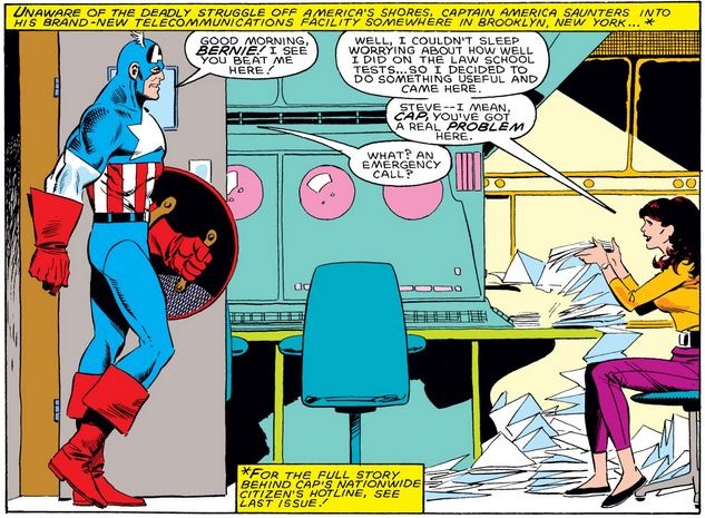 Captain America #313 (January 1986) – THE VIRTUES OF CAPTAIN AMERICA