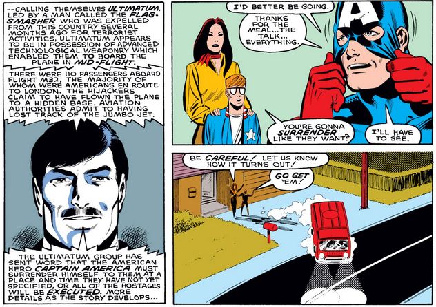 Captain America #321 (September 1986) – THE VIRTUES OF CAPTAIN AMERICA