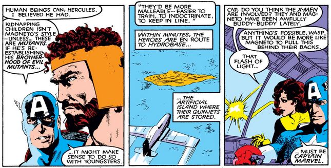 New Mutants #40 (June 1986) – THE VIRTUES OF CAPTAIN AMERICA