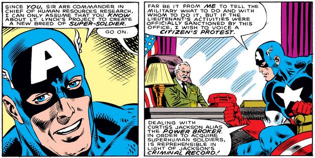 Captain America #332 (August 1987) – THE VIRTUES OF CAPTAIN AMERICA