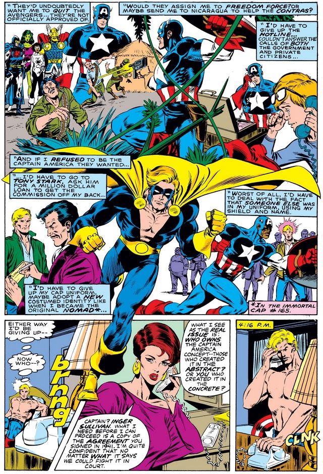 Captain America #332 (August 1987) – THE VIRTUES OF CAPTAIN AMERICA