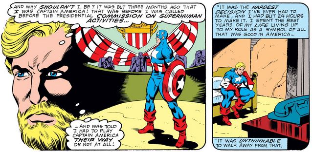 Captain America #336 (December 1987) – THE VIRTUES OF CAPTAIN AMERICA