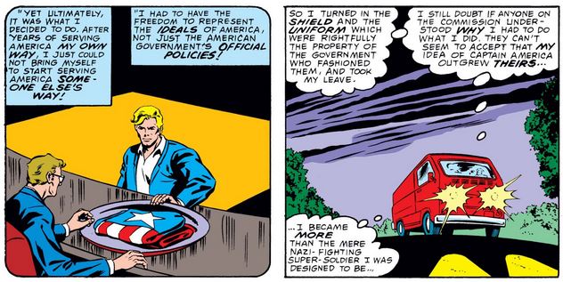 Captain America #336 (December 1987) – THE VIRTUES OF CAPTAIN AMERICA