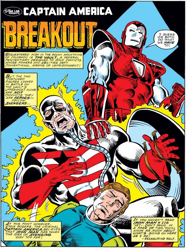 Captain America #340 (April 1988) – THE VIRTUES OF CAPTAIN AMERICA
