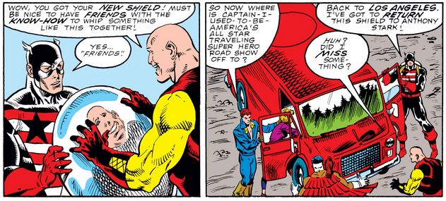 Captain America #340 (April 1988) – THE VIRTUES OF CAPTAIN AMERICA