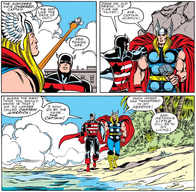 Thor #390 (April 1988) – THE VIRTUES OF CAPTAIN AMERICA