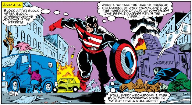 Captain America #344 (August 1988) – THE VIRTUES OF CAPTAIN AMERICA
