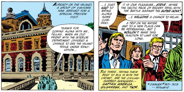 Avengers #304 (June 1989) – THE VIRTUES OF CAPTAIN AMERICA