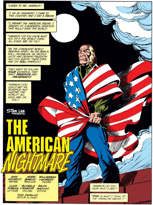 Daredevil #283 (August 1990) – THE VIRTUES OF CAPTAIN AMERICA