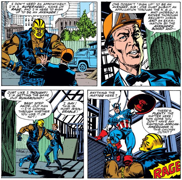 Avengers #326 (November 1990) – THE VIRTUES OF CAPTAIN AMERICA