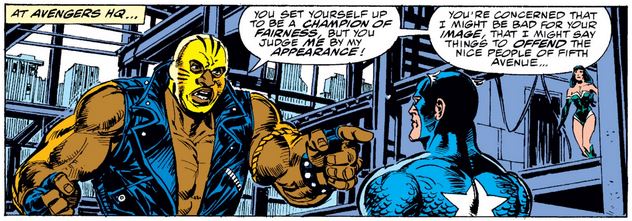 Avengers #326 (November 1990) – THE VIRTUES OF CAPTAIN AMERICA