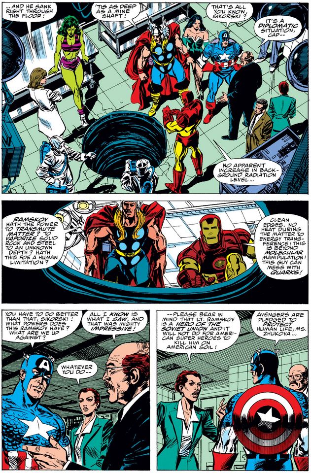 Avengers #326 (November 1990) – THE VIRTUES OF CAPTAIN AMERICA