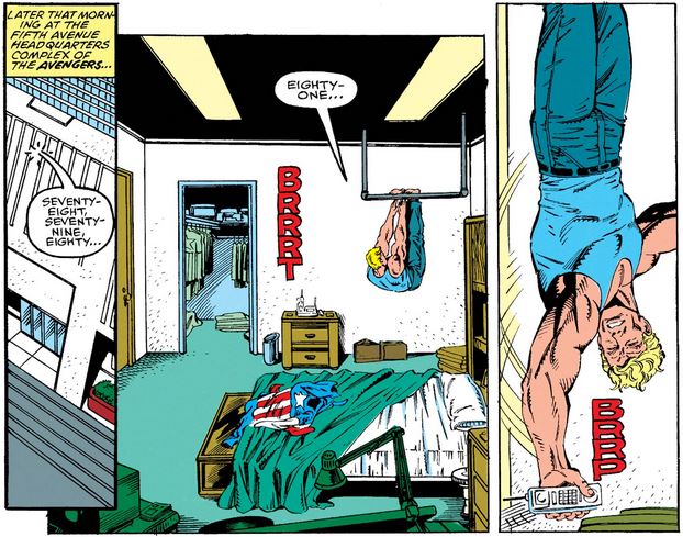 Captain America #385 (May 1991) – THE VIRTUES OF CAPTAIN AMERICA