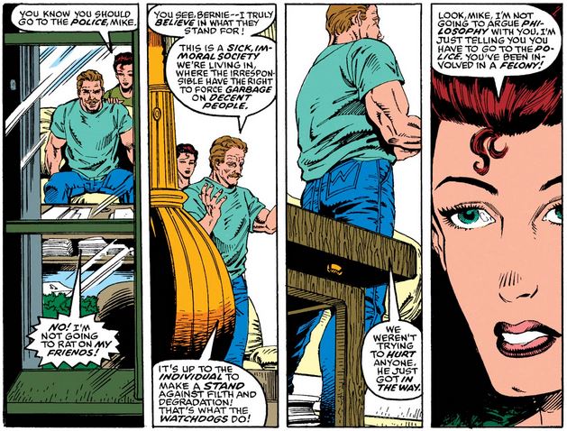 Captain America #385 (May 1991) – THE VIRTUES OF CAPTAIN AMERICA