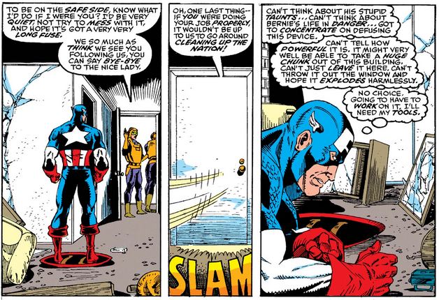 Captain America #385 (May 1991) – THE VIRTUES OF CAPTAIN AMERICA