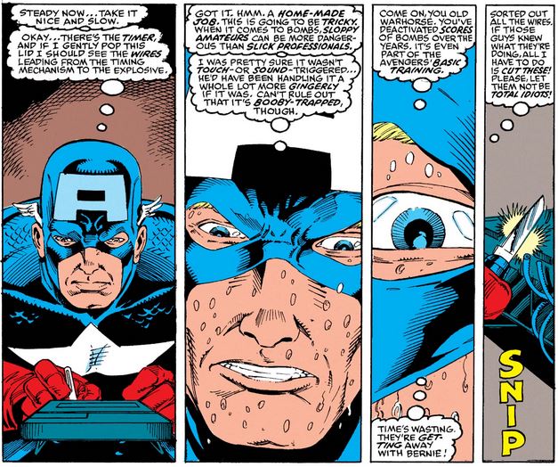 Captain America #385 (May 1991) – THE VIRTUES OF CAPTAIN AMERICA