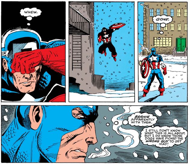 Captain America #385 (May 1991) – THE VIRTUES OF CAPTAIN AMERICA