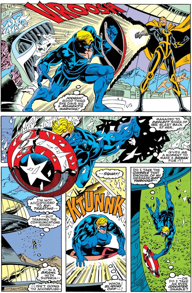 Captain America #391-392 (September 1991) – THE VIRTUES OF CAPTAIN AMERICA