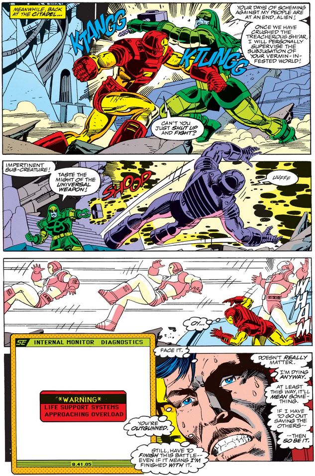 Avengers #346 and Iron Man #279 (April 1992) – THE VIRTUES OF CAPTAIN ...