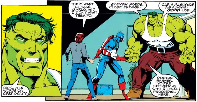 The Incredible Hulk #406 (June 1993) – THE VIRTUES OF CAPTAIN AMERICA